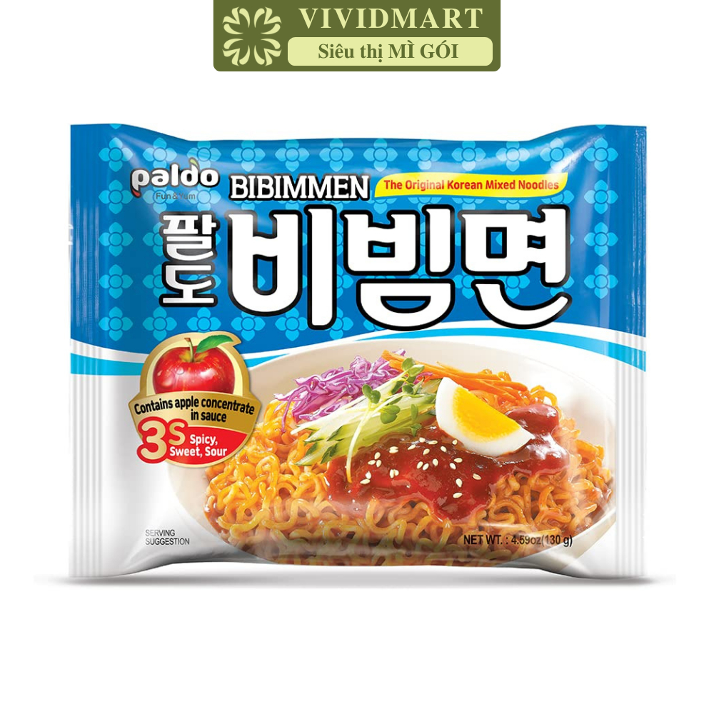 [GÓI LẺ] - PALDO - Mì khô Đại Hàn Bibim Men, Mì Bibim Men Hàn Quốc, Mì lạnh trộn Bibimmen, Paldo ...