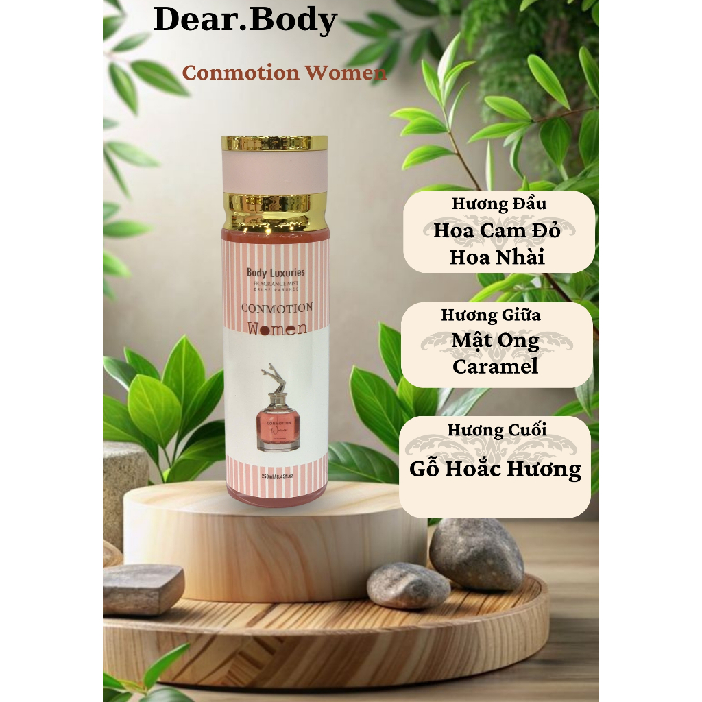 Body Mist Luxuries, Dear Body, Xịt Thơm Toàn Thân, Nước Hoa Nữ ...