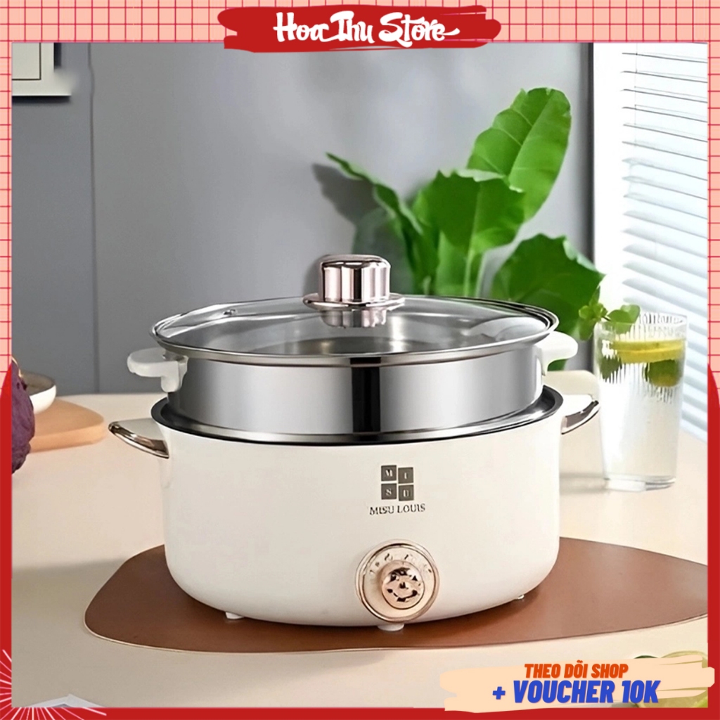 Nồi lẩu điện đa năng cao cấp MISU LOUIS dung tích 4L chống dính công ...