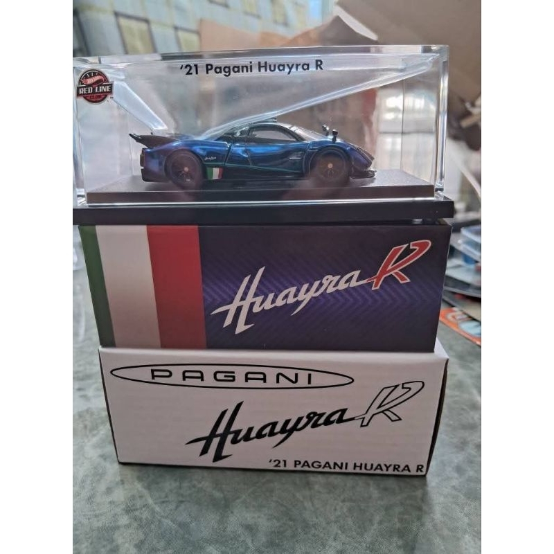 HOT WHEELS RLC 2021 PAGANI HUAYRA R BLUE COLOR CARBON , LIMITED EDITION ...
