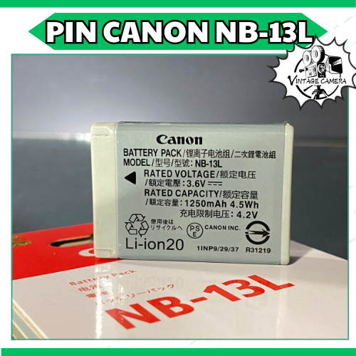 Pin Canon NB-13L Canon PowerShot G5X, Canon PowerShot G7X, Canon ...