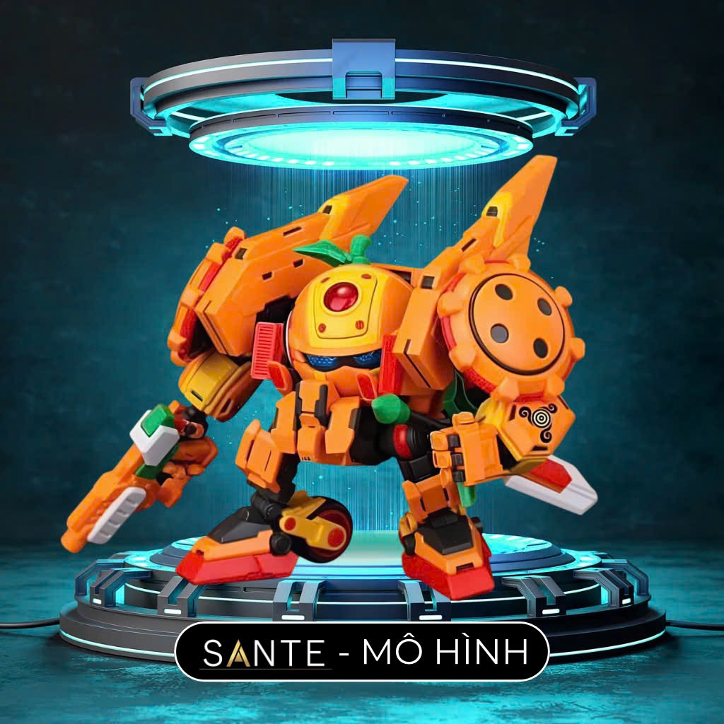 Mô hình lắp ráp Quýt Kiếm Sĩ - Robot trái cây - Biến đổi 2 dạng ...