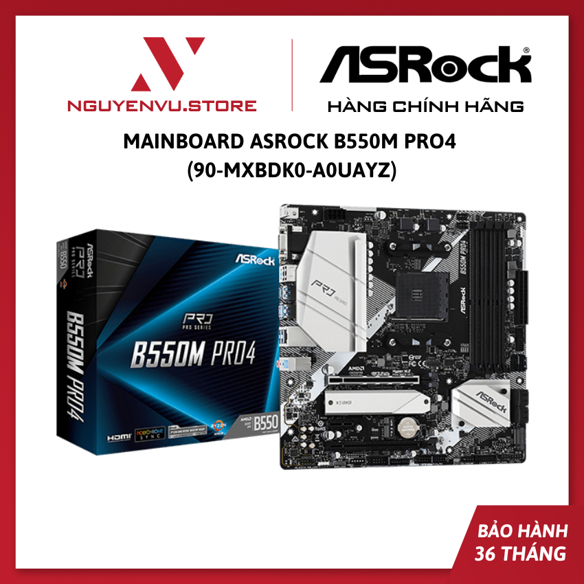 Mainboard Asrock B550M Pro4 (AMD B550, SOCKET AM4, M-ATX, 4 KHE RAM ...