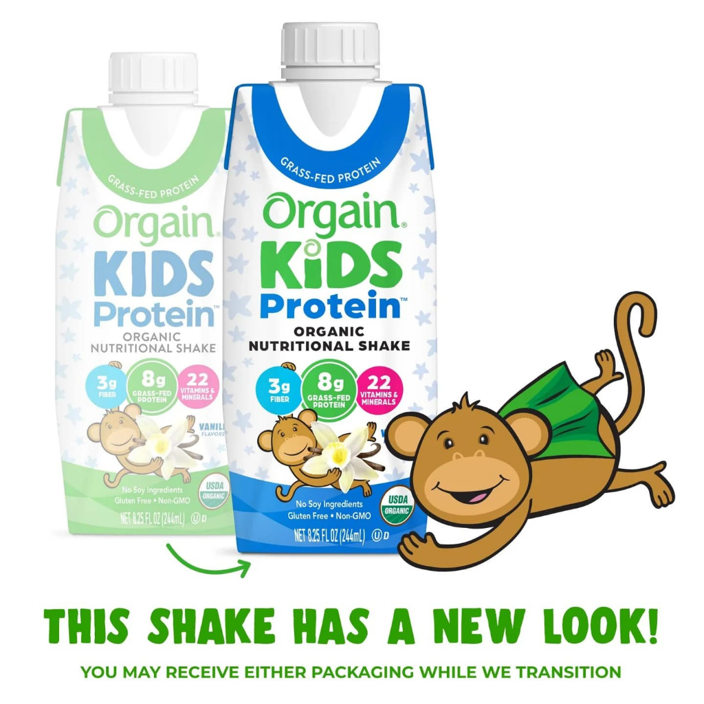 [ DATE 12/2025 12 HỘP] Sữa khỉ Orgain Kids Protein organic milk 244ml ...