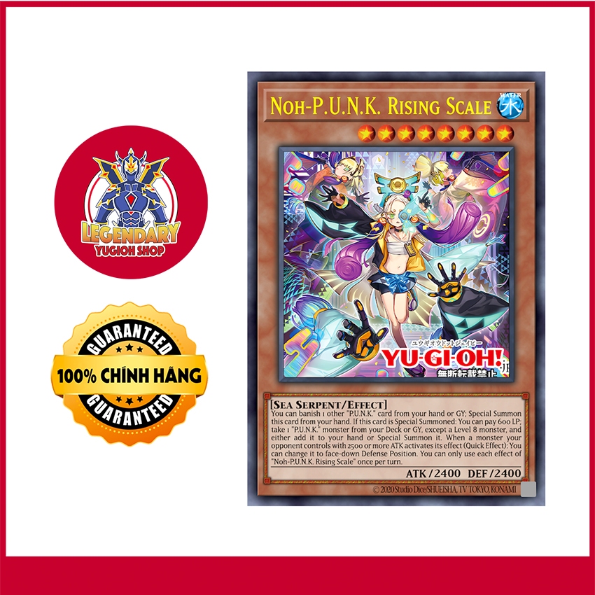[Thẻ Bài Yugioh Chính Hãng] Noh-P.U.N.K. Rising Scale | Shopee Việt Nam