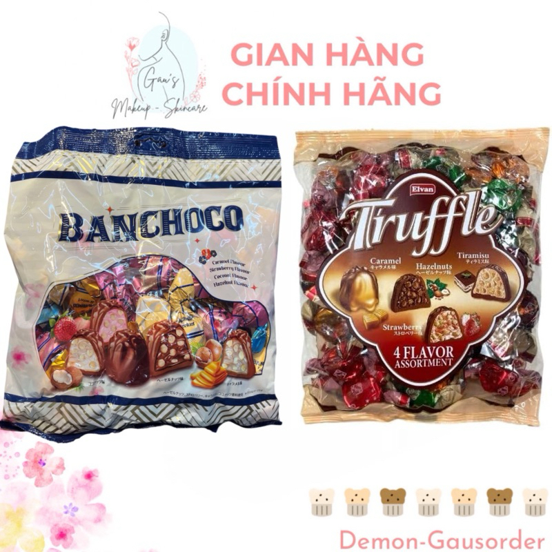 [Date 10/2025] Kẹo Socola tổng hợp Banchoco/ Elvan Truffle nội địa Nhật ...