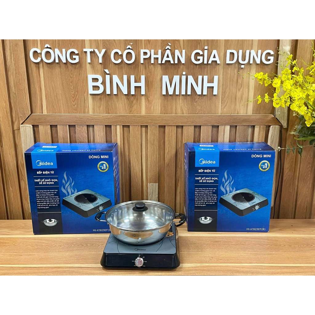 🦋Bếp Từ Đơn Mini Midea MI-K1917EF/ 2016DA/ 2120DD Tặng Kèm Nồi Lẩu Inox ...