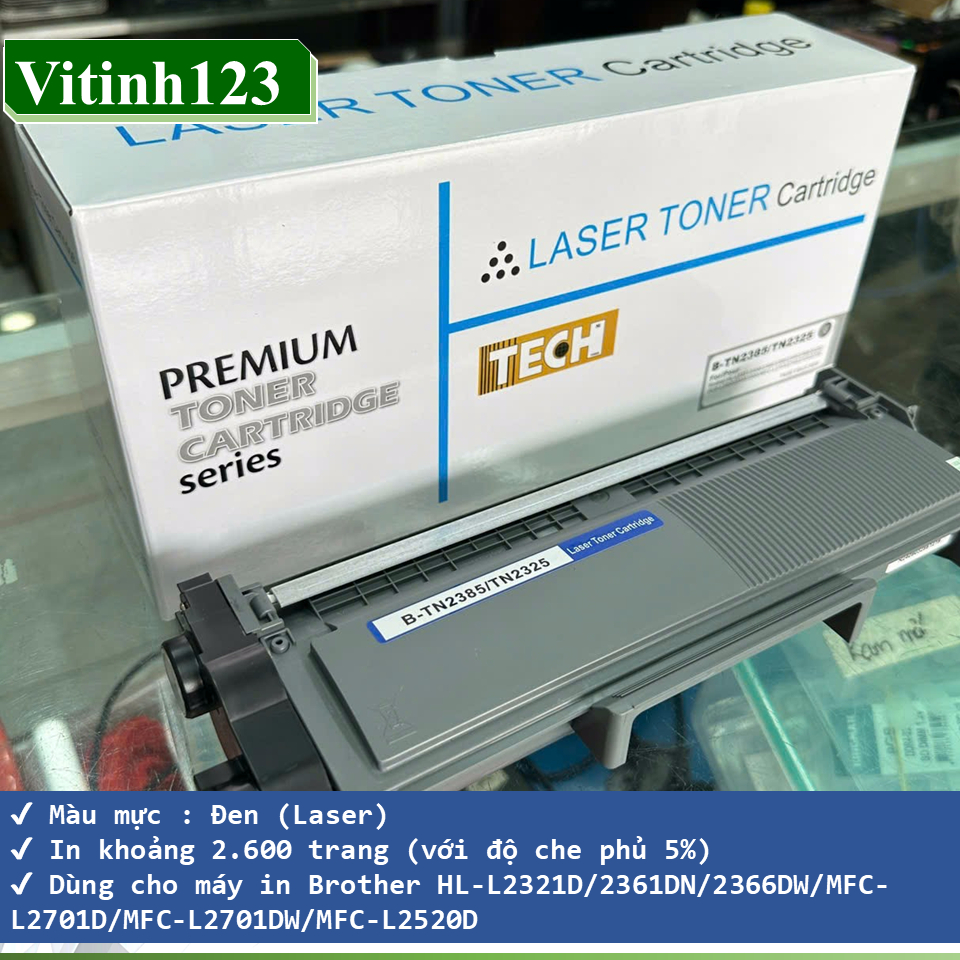 Hộp mực in Brother HL2360/2361 (TN 2385 | TN 2325) 2.6K(Brother L2321D ...