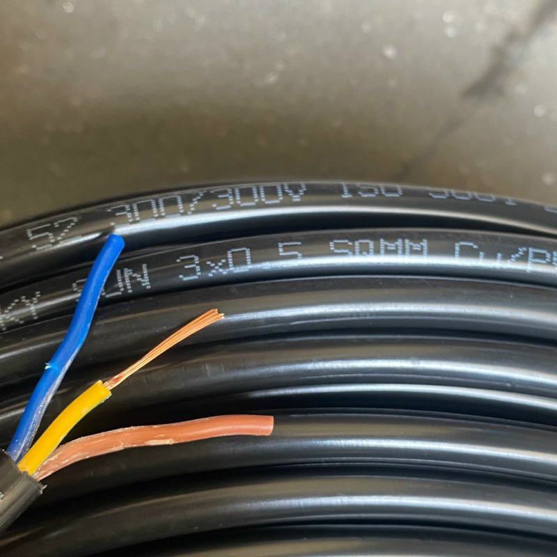 Dây điện 3x0.5mm2 - lõi đồng 100% | Shopee Việt Nam