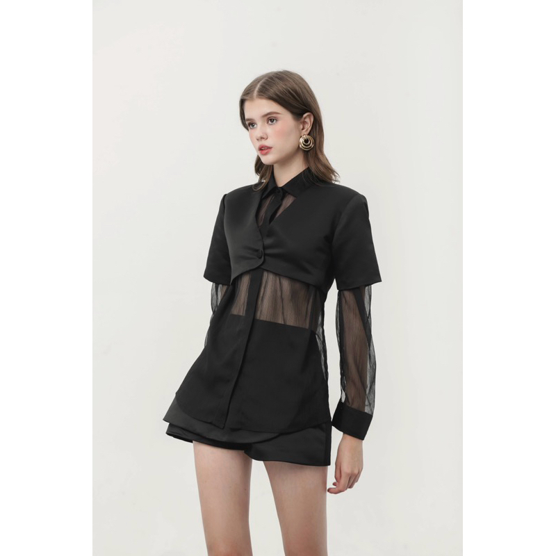 FEEVER - Edwige Set Sơ mi & Blazer | Shopee Việt Nam
