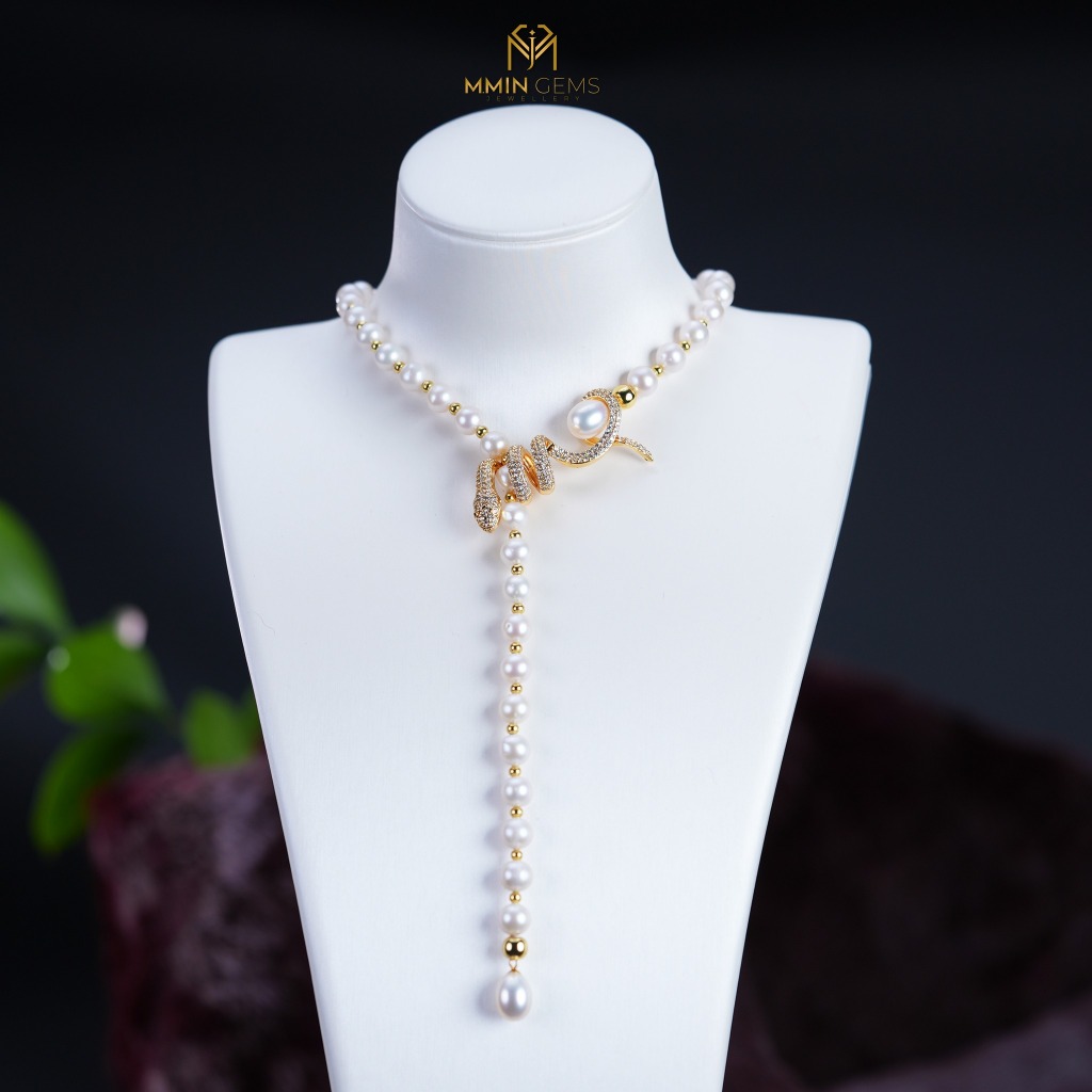 Chuỗi dây chuyền Pearl cao cấp MMIN GEMS Mmin’s Muse, vòng cổ thiết kế ...