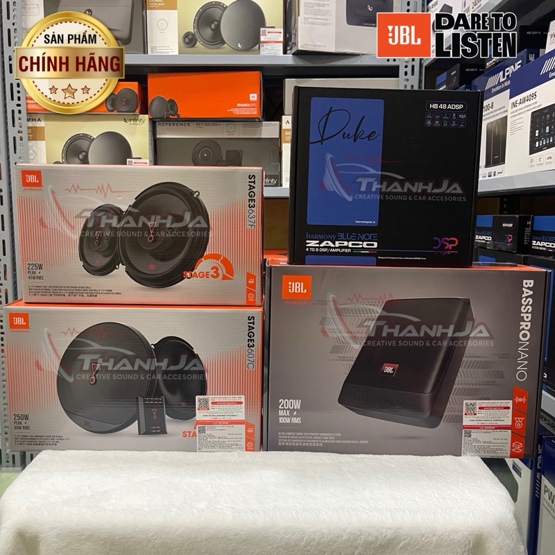 6 Loa Xe JBL Stage3 607C , Stage3 637F , Basspro Nano , Zapco HB48a | Shopee Việt Nam