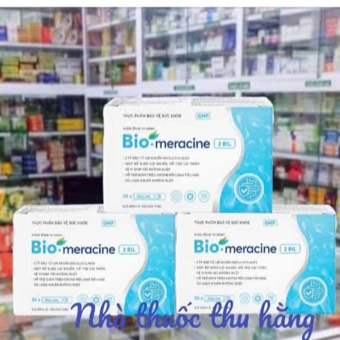 Men ống vi sinh Bio-Meracine 2Bil bổ sung 2 tỷ lợi khuẩn cân băng hệ vi ...