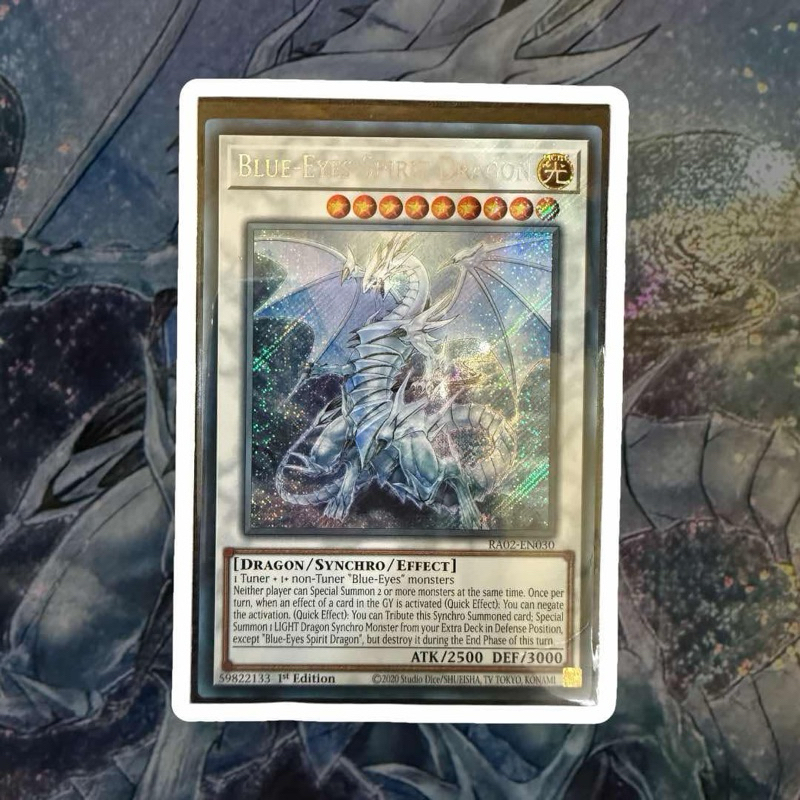 Thẻ Bài Yugioh Tiếng Anh TCG Chính Hãng: RA02-EN030 Blue-Eyes Spirit Dragon - Secret Rare ...