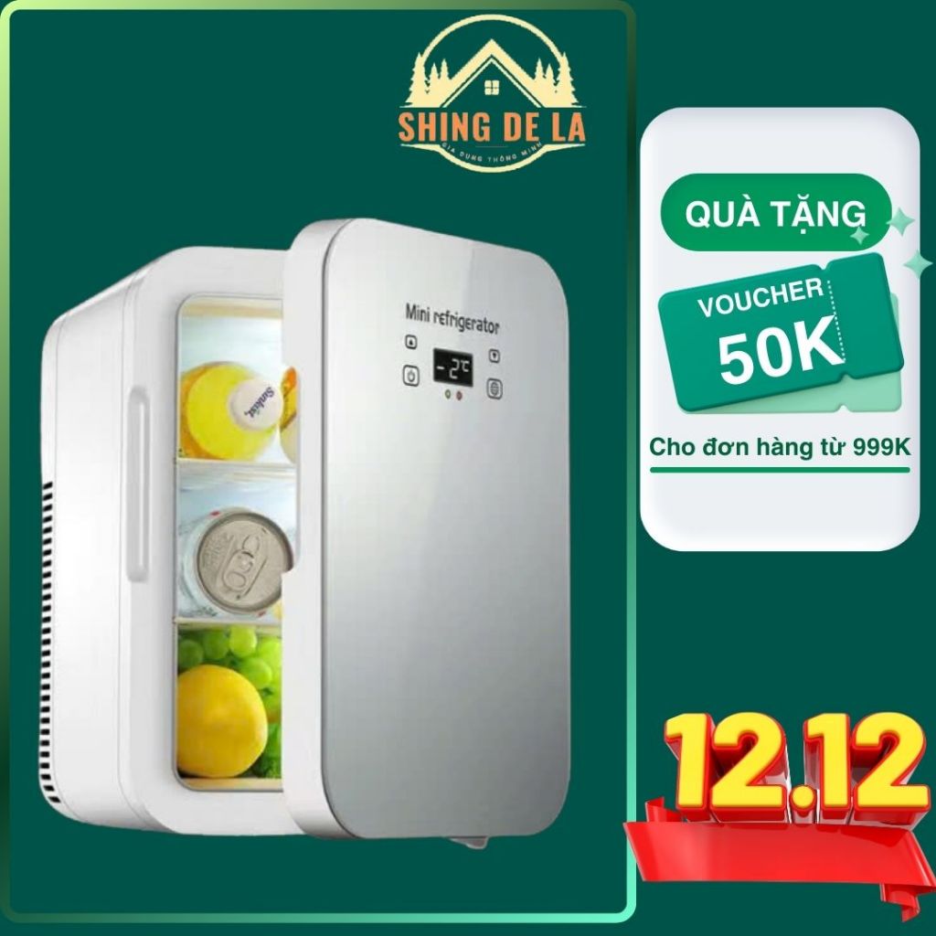 Tủ Lạnh Mini 12L Màn Hình Chỉnh Nhiệt Độ Bảo Quản Mỹ Phẩm, Bảo Quản Trữ ...
