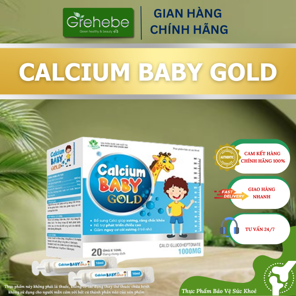 [TPBVSK] CALCIUM BABY GOLD – Giúp bổ sung Calci giúp xương, răng chắc ...