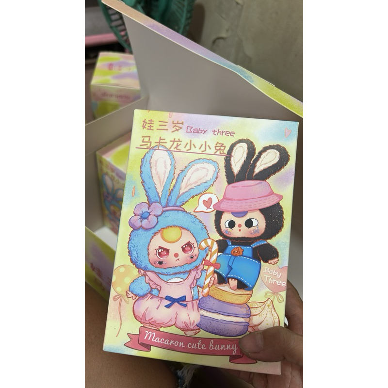 baby three thỏ macaron box nguyên mới blindbox | Shopee Việt Nam
