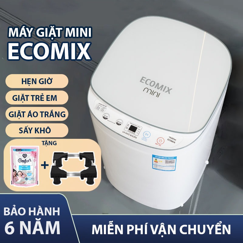 Máy giặt mini GHM Hẹn giờ ,vắt sấy khô ECOMIX khử khuẩn tự động 100% - bảo hành 6 năm | Shopee ...