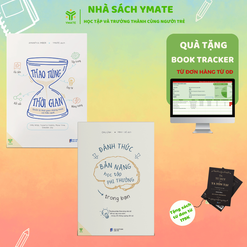 [Combo 2 cuốn] Sách Thao Túng Thời Gian + Đánh Thức Bản Năng Học Tập ...