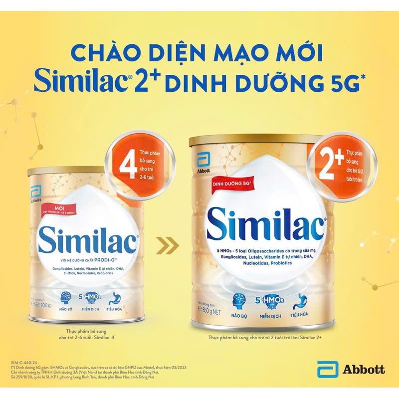 Sữa Similac 2+ HMO (Similac 4) /850g . | Shopee Việt Nam