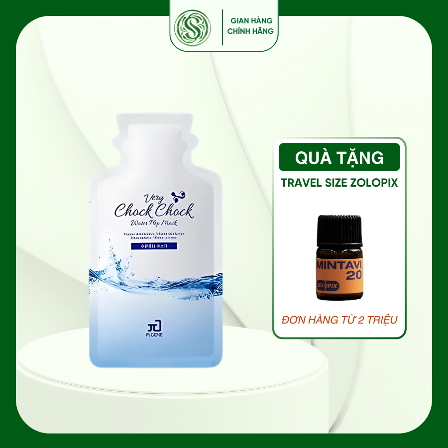 Mặt nạ lụa sinh PI.GENE VERY CHOCK CHOCK WATER PLOP MASK | Shopee Việt Nam