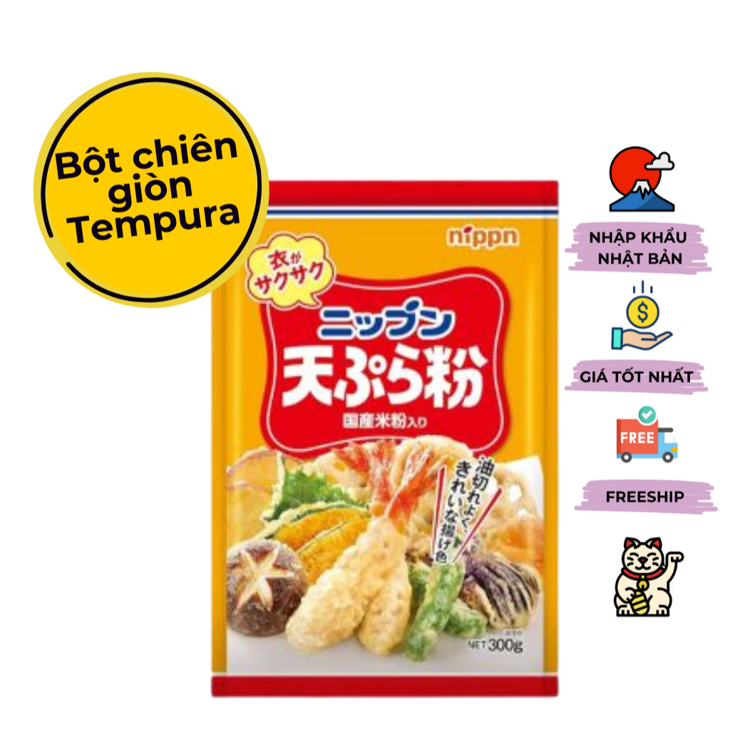 Bột chiên giòn Tempura Nippon/ Nippon Tempura Flour/ Hàng nhập khẩu ...