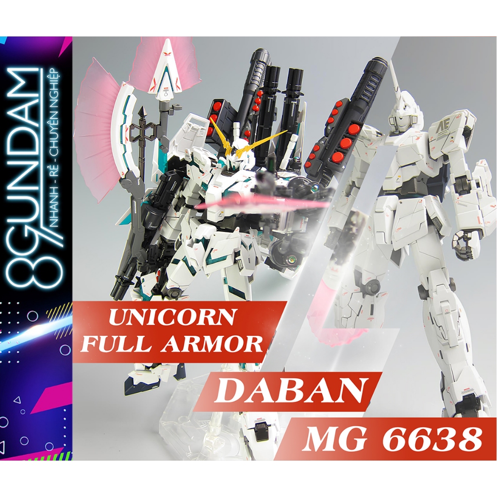 [CÓ SẴN] Mô Hình Lắp Ráp MG 6638 Full Armor Unicorn Fighter | Shopee ...