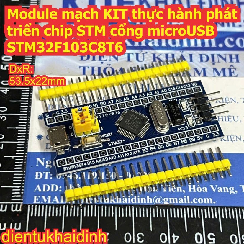 Module mạch KIT thực hành phát triển chip STM cổng microUSB STM32F103C8T6 STM32F103C6T6 ...