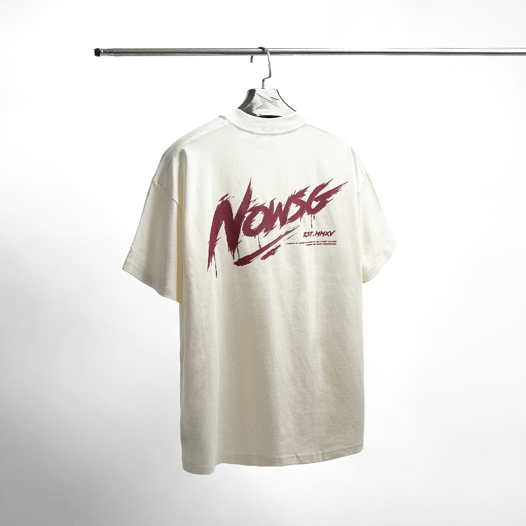 Áo thun NOWSAIGON Signature Tee - Kem - Local Brand Chính Hãng | Shopee ...