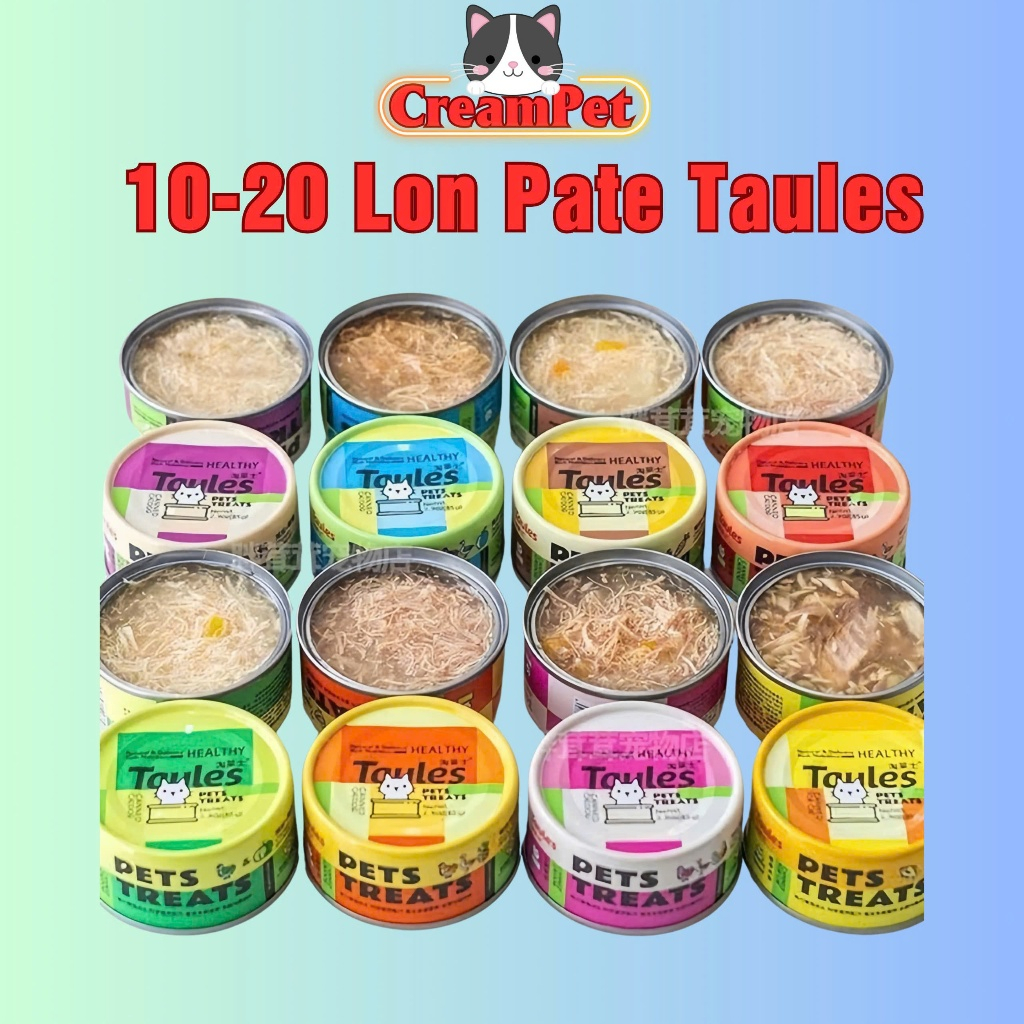 (Combo 10-20) Pate Taules súp thịt mix rau củ quả - Thức ăn cho mèo bổ ...