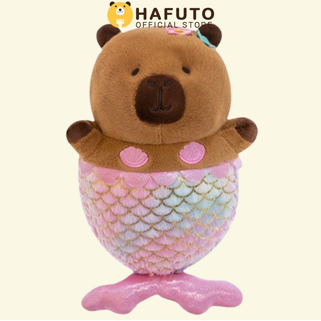 Gấu Bông Chuột Capybara Tiên Cá Đáng Yêu Cao Cấp Hafuto, Món Đồ Chơi ...