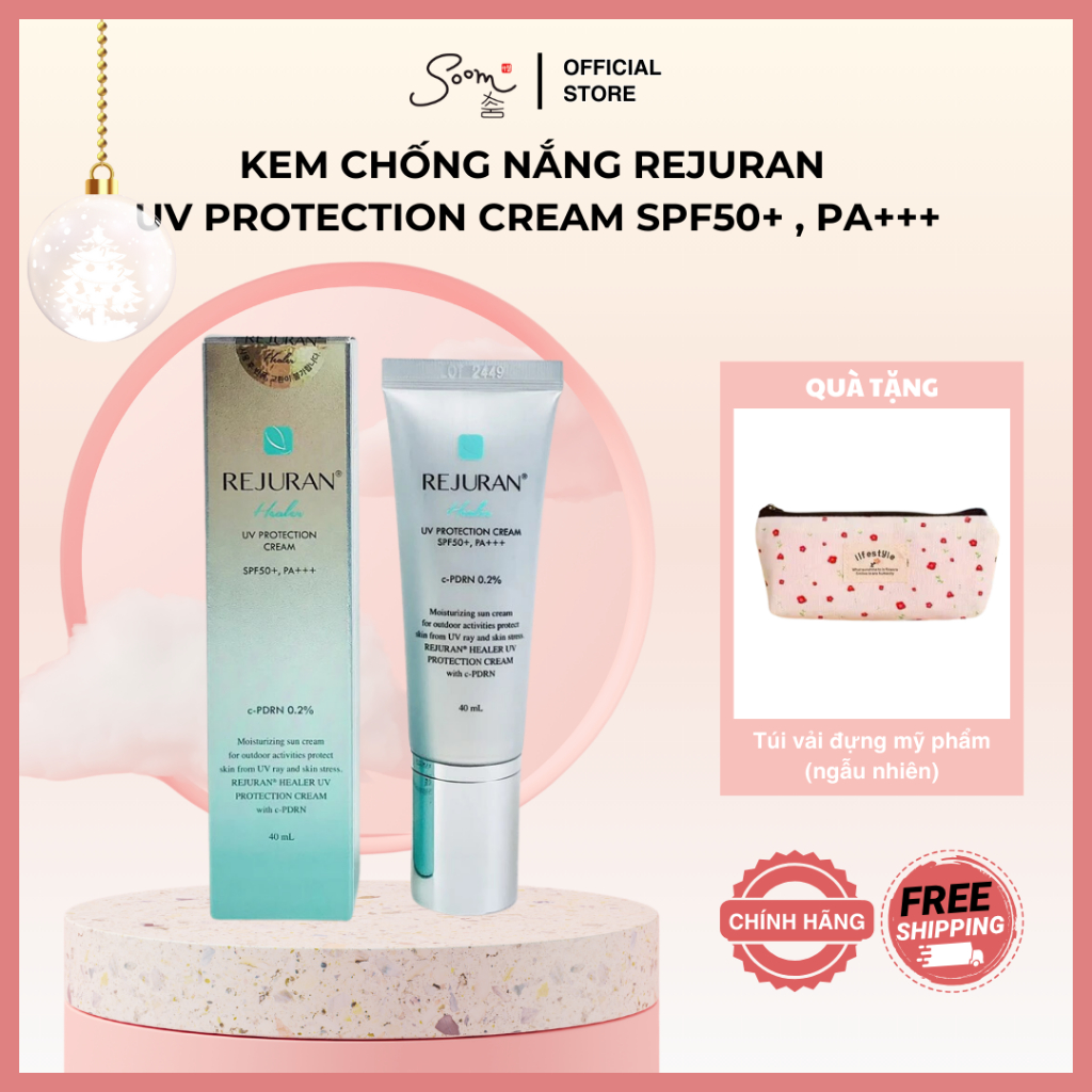 [Tặng túi vải] REJURAN - Kem chống nắng UV Protection Cream SPF50+ , PA+++ 40ml chính hãng Hàn ...