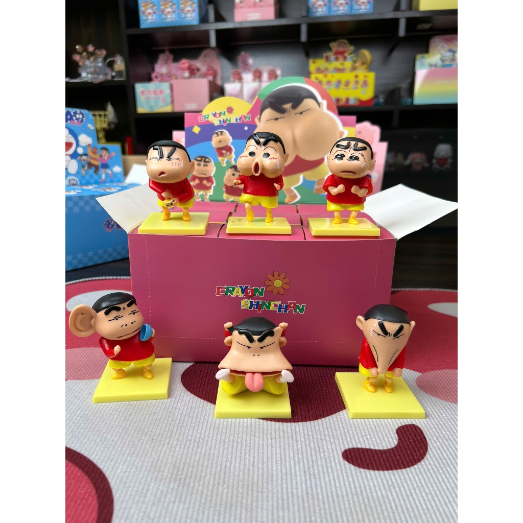 (Shin Emotion) Blindbox hộp mù set shin chan cậu bé bút chì 9 biểu cảm ...