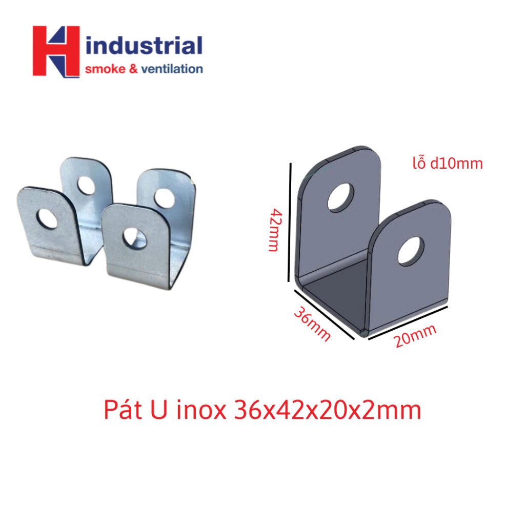 Pát U inox 36x42x20x2mm | Shopee Việt Nam