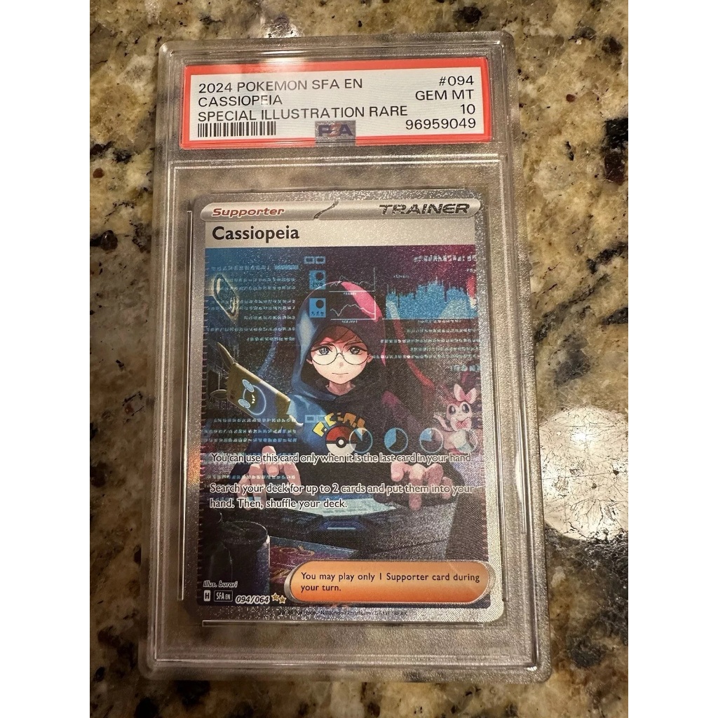 Thẻ PSA 10 GEM MINT Cassiopeia SIR Shrouded Fable 094 064 English d66 89 | Shopee Việt Nam