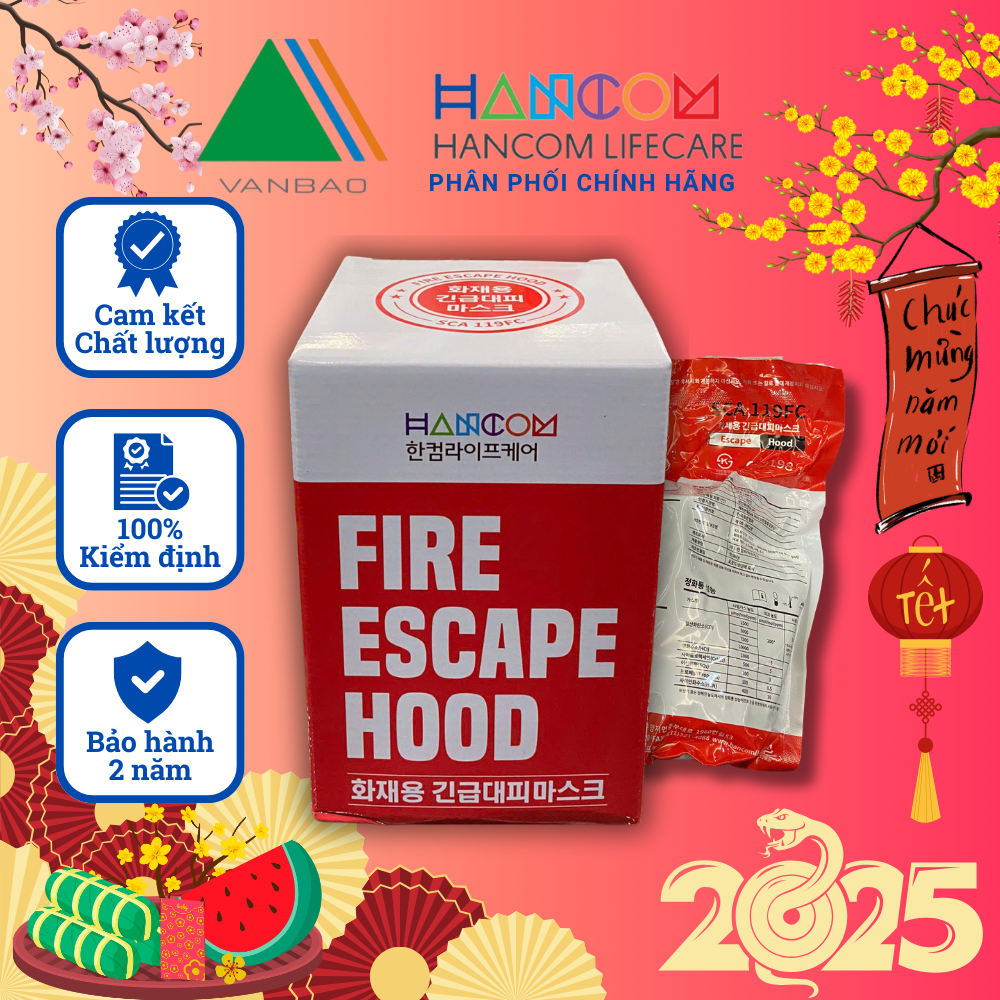 Mặt nạ chống khói thoát hiểm Hancom LifeCare Inc. SCA119FC Hàn Quốc | Shopee Việt Nam