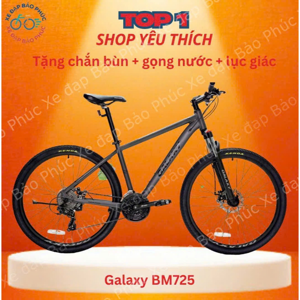Xe đạp thể thao Galaxy BM760 27.5 inch 2025 (Tặngchắn bùn+giá bình nước+lục giác) | Shopee Việt Nam