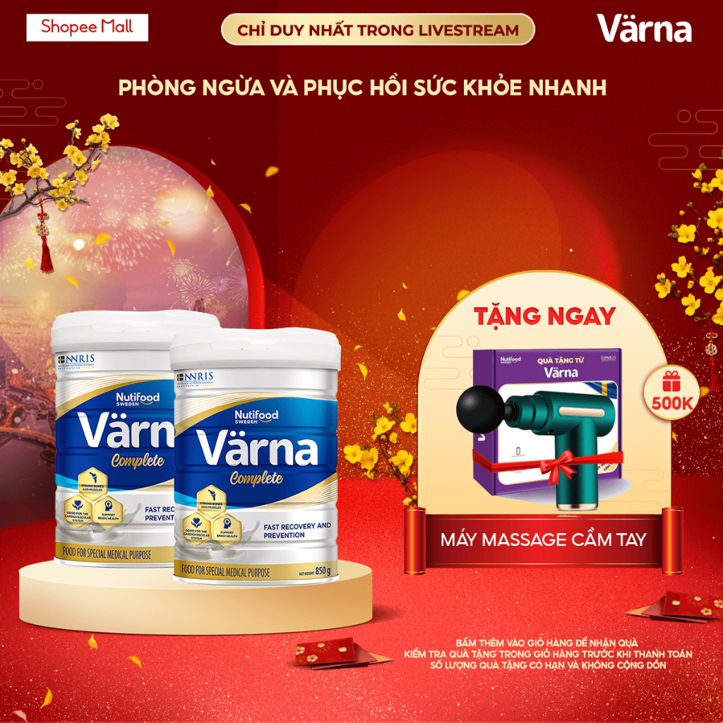 [LIVESTREAM KOL] Combo 2 thực phẩm dinh dưỡng y học Varna Complete (2 ...