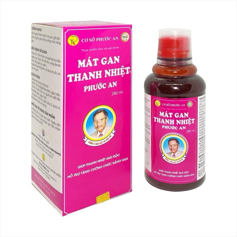 NƯỚC UỐNG MÁT GAN GIẢI ĐỘ PHƯỚC AN - THANH NHIỆT CHAI 280ML | Shopee ...