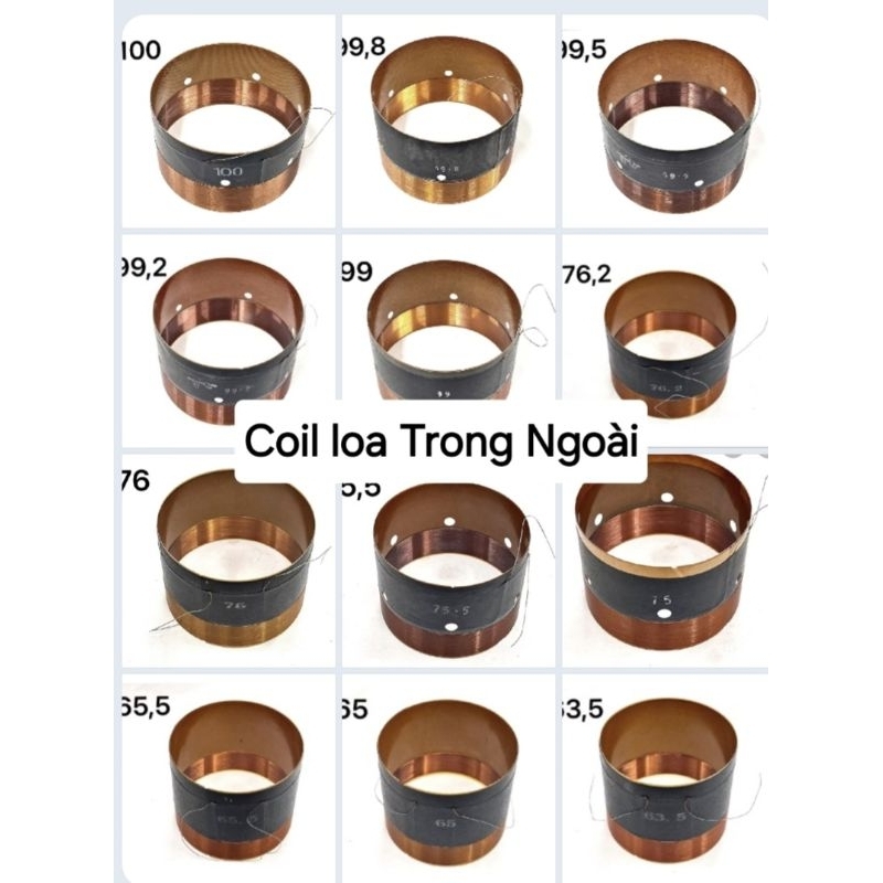 COIL ( CÔN) LOA TRONG _ NGOÀI CÁC KÍCH CỠ TỪ 100 ĐẾN 63 | Shopee Việt Nam