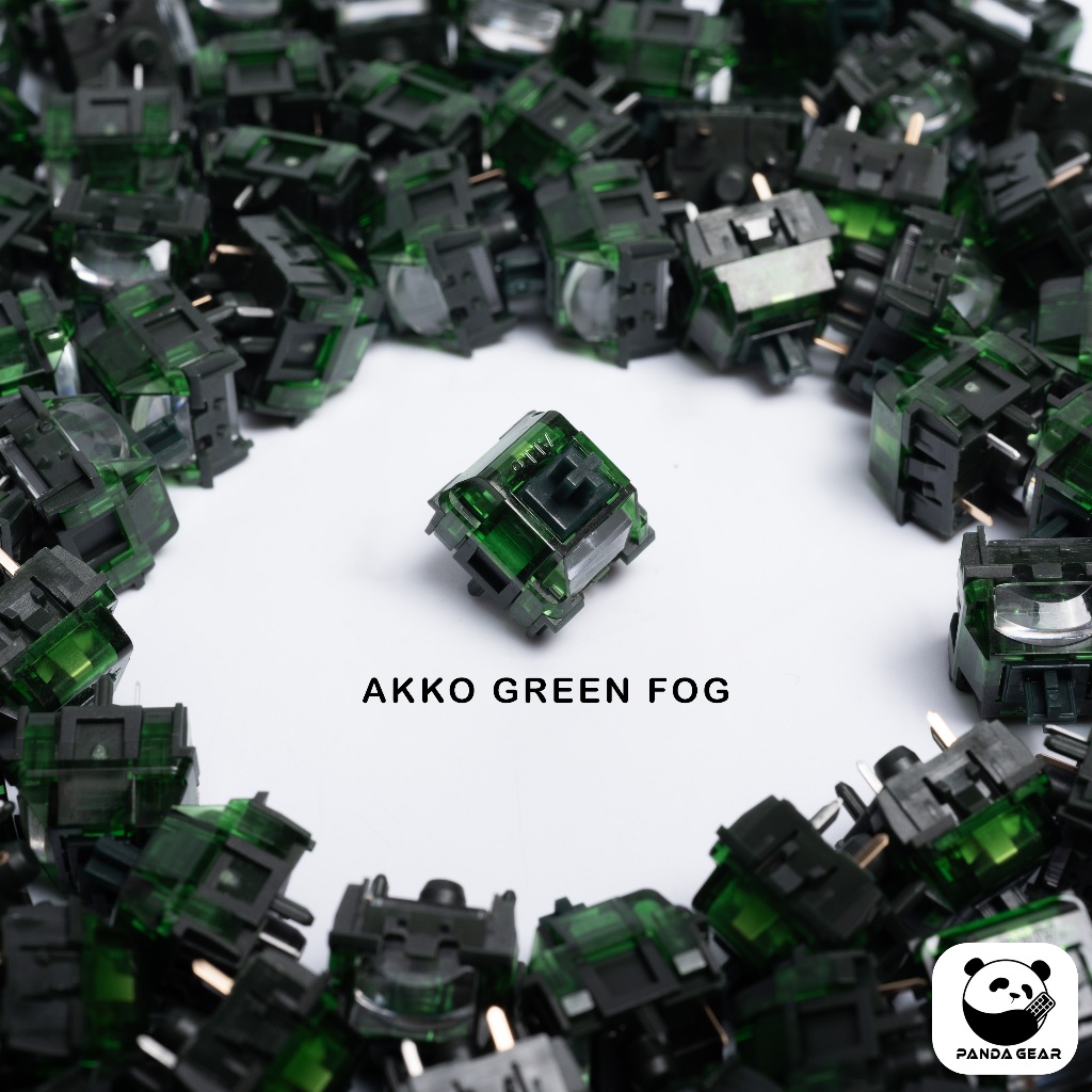 Switch Akko Green Fog linear 70g prelubed công tắc bàn phím cơ Akko ...