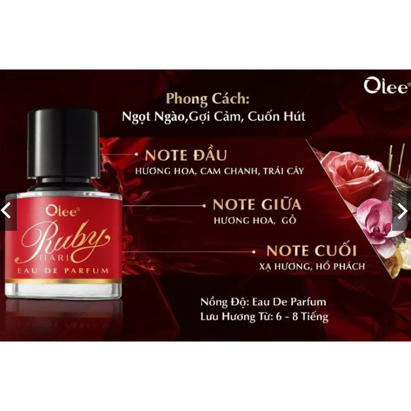 Nước Hoa Nữ Hari Ruby 1 chai | Shopee Việt Nam