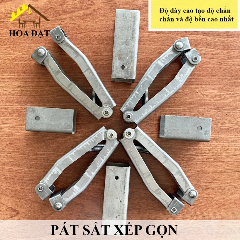 Pát Bas Sắt Bàn Gấp, Phụ kiện Bàn gấp Gọn - 1 Set 2 Pat U Dài 2 Pat U ...