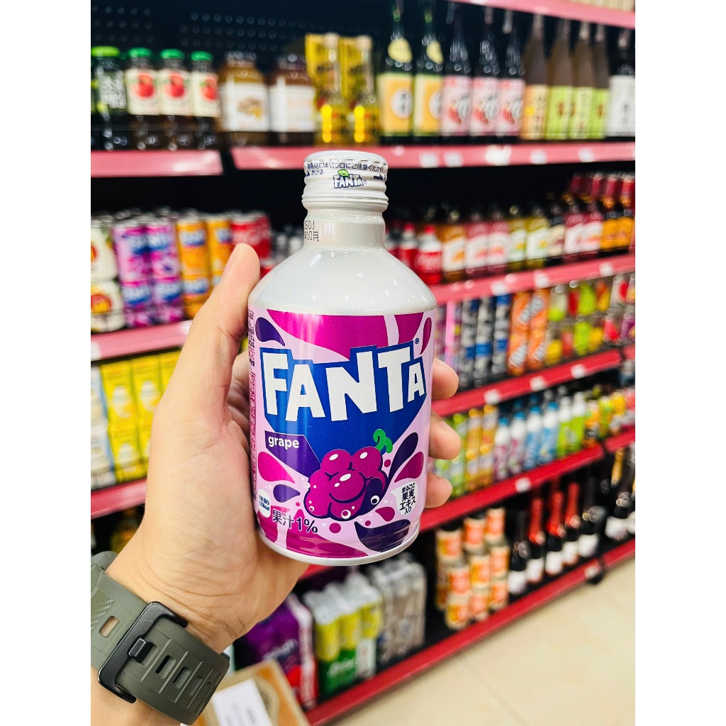 Nước Ngọt Fanta Nho Tím Nắp Vặn Nhật Bản | Shopee Việt Nam