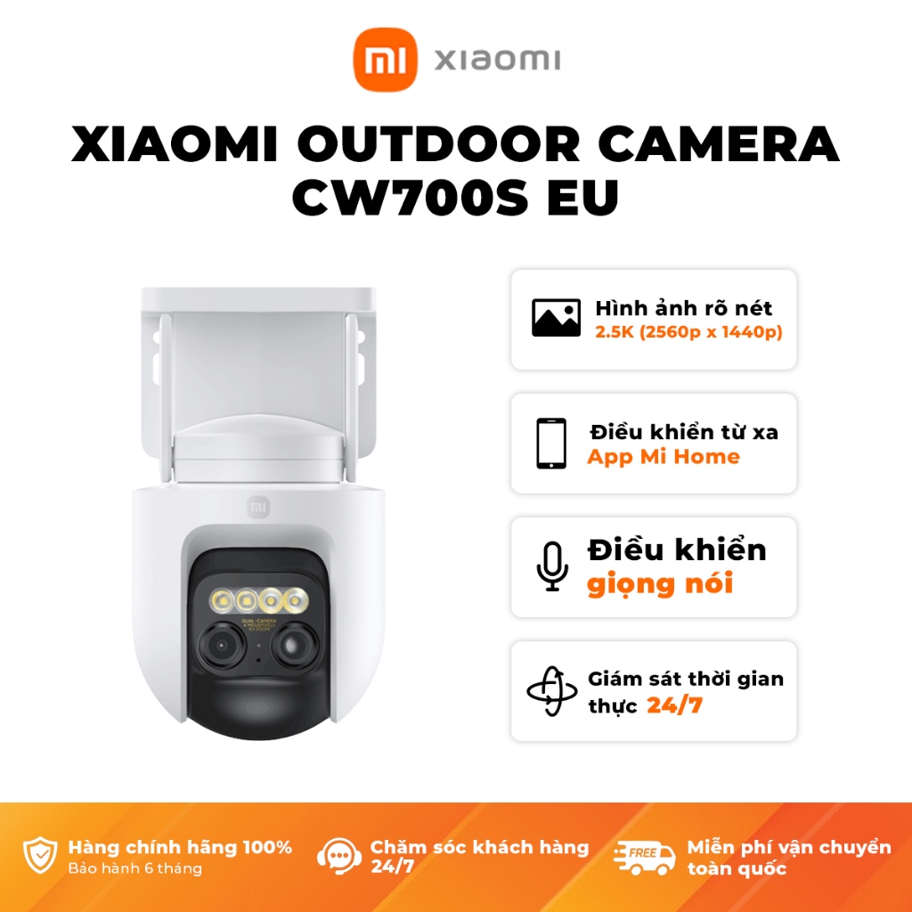 Camera Ngoài Trời Xiaomi Outdoor Camera CW700S – Zoom 9X - Xoay 360 Độ ...