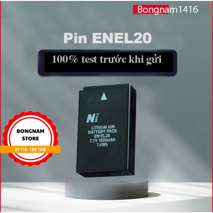 Pin Thay Thế Nikon EN-EL20 / EN-EL20A Cho Máy Ảnh Nikon COOLPIX A ...