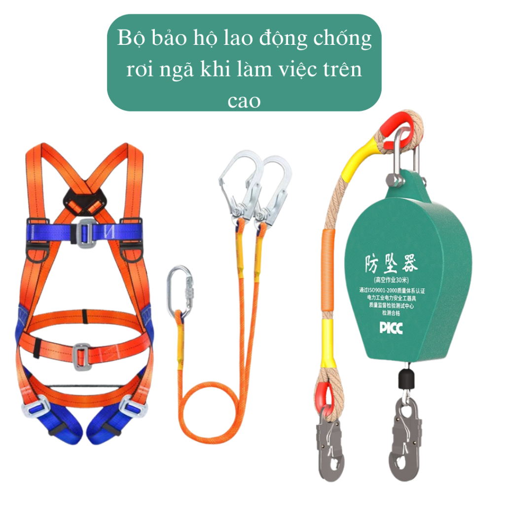 Thiết bị an toàn chống rơi ngã co rút dây tự động | Shopee Việt Nam