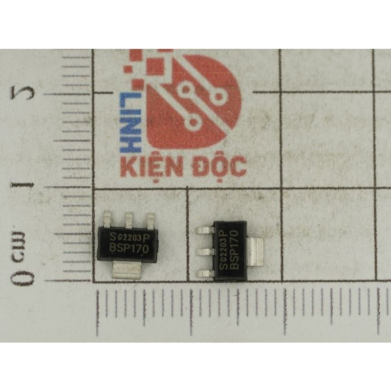 [Combo 5 chiếc] BSP170 Mosfet kênh N 1.7A 60V SOT-223 | Shopee Việt Nam