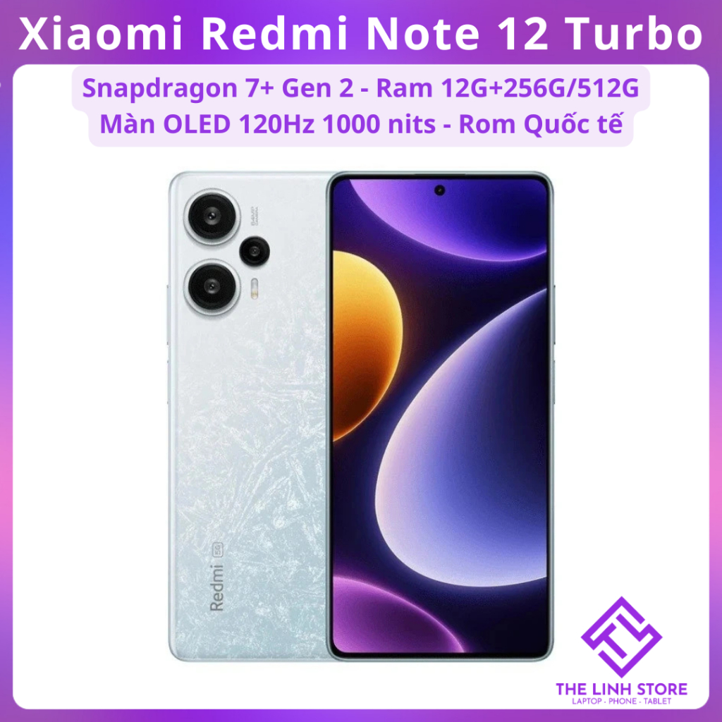 Điện thoại Xiaomi Redmi Note 12 Turbo màn OLED 120Hz - Snapdragon 7+ Gen 2 ram 12G 512G | Shopee ...