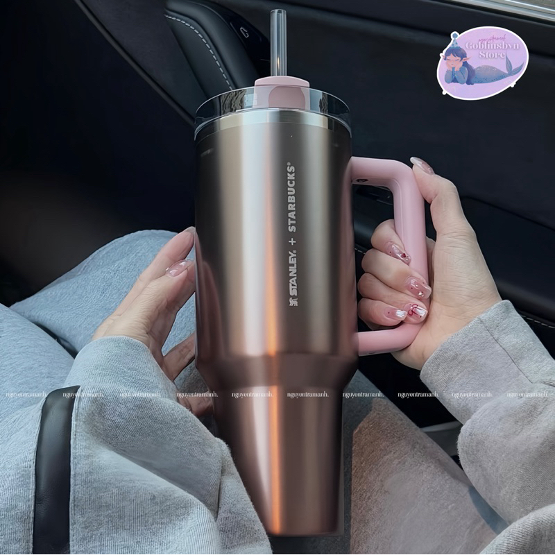 [Goblin & Mermaid] STARBUCKS x STNLEY QUENCHER ROSE SLIVER 1180ML ...